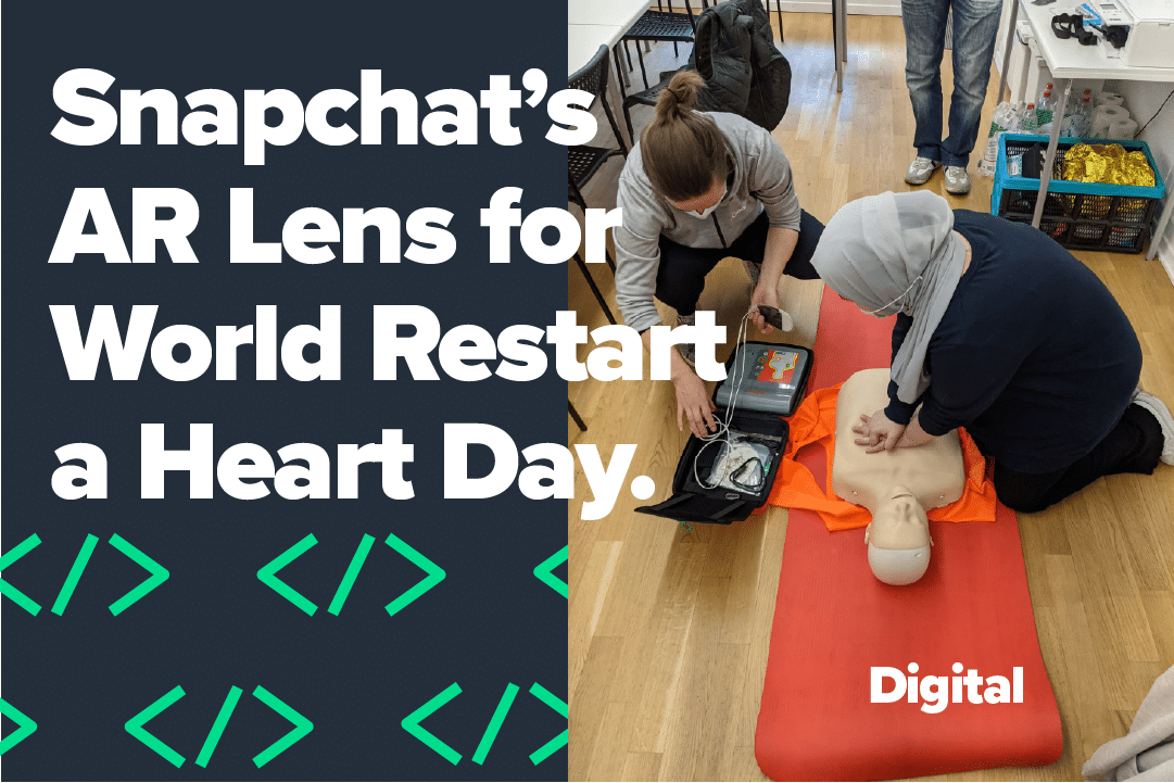 Snapchat AR Lens for World Restart a Heart Day | Eon Visual Media