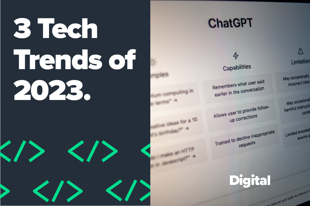 3 Tech Trends of 2023! | Digital Insights | Eon Visual Media