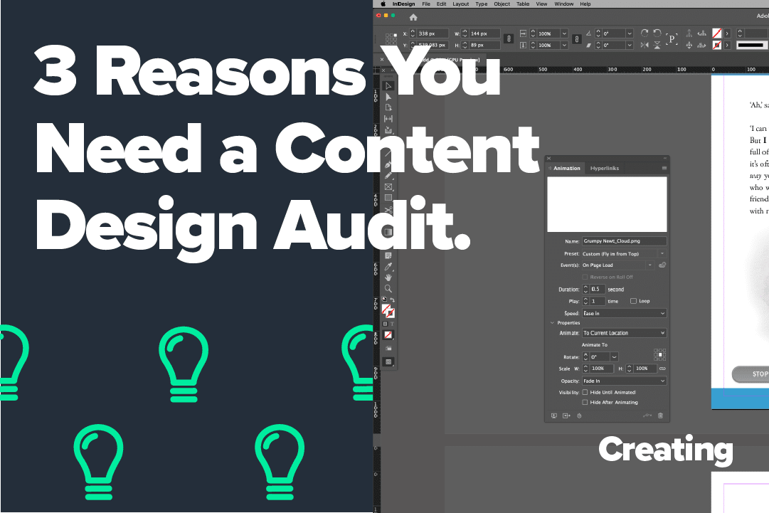 3 Reasons You Need A Content Design Audit | Eon Visual Media